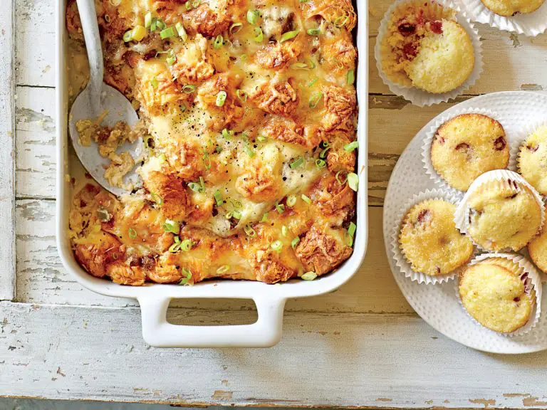 Cheesy Croissant Casserole